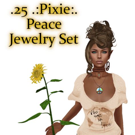 Second Life Marketplace 25 Pixie Peace Jewelry Set
