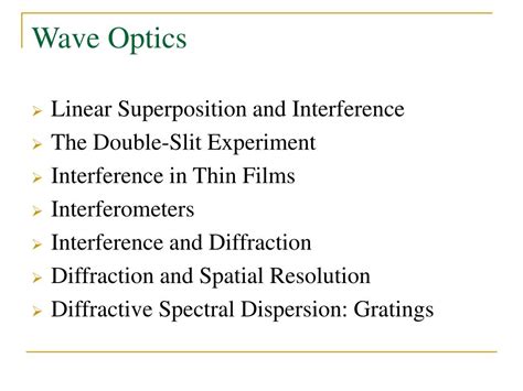 Ppt Wave Optics Powerpoint Presentation Free Download Id726501