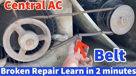Hvac How To Adjust Blower Belt Why Broken Belt Size Difference Between