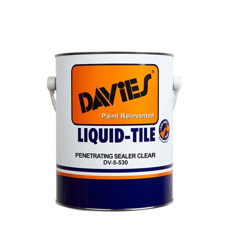Prima Home Depot Davies Liquid Tile Penetrating Sealer Clear 1 Gallon