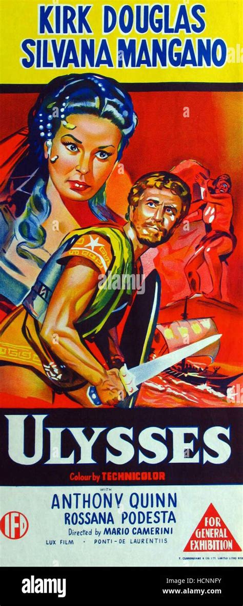 Ulysses Aka Ulisse L R Silvana Mangano Kirk Douglas On Australian