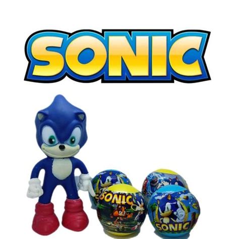 Kit Diversão Sonic Ideal Para Presentear Colecionar Ou Lembrancinhas Festa Tema Sonic Tag