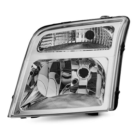 Akkon Fits 2010 2011 2012 2013 Ford Transit Connect Chrome Headlight