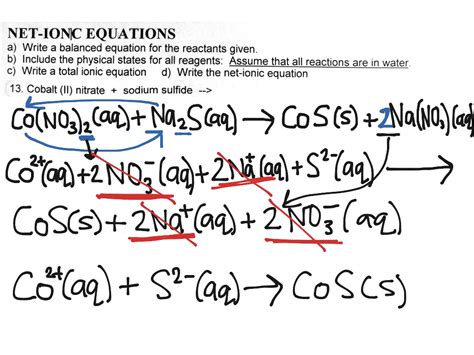 Balanced Net Ionic Equation Calculator Brohunt