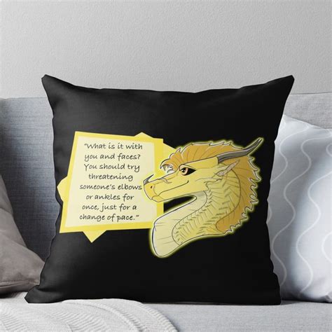 Qibli Quote [updated] Pillow For Sale By Xskywingdragonx Throw