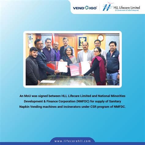 An Mou Was Signed Between Hll Lifecare Limited And National Minorities