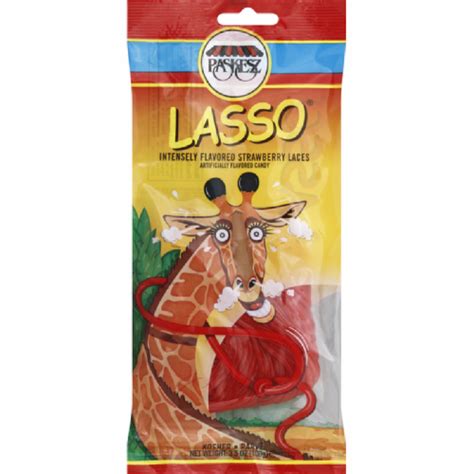 Paskesz® Lasso® Strawberry Flavor Candy Laces 35 Oz Qfc