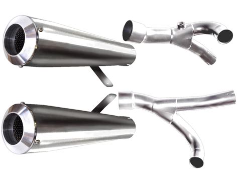 Yamaha Vmax 1700 2009 2020 Exhaust Race Slip On Stainless Steel By V