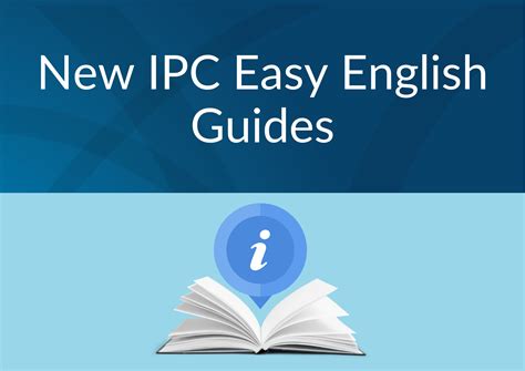 The Ipc Releases New Easy English Guides
