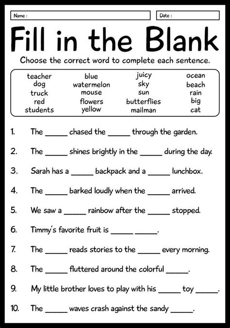 First Grade Adjective Adventures Pelajaran Bahasa Inggris Tata Bahasa Inggris Lembar Kerja