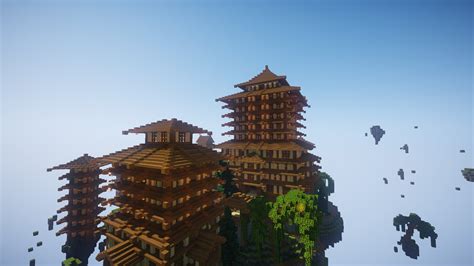 Floating Monastery Minecraft Map