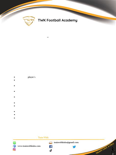 Youth Football Training Program Pdf