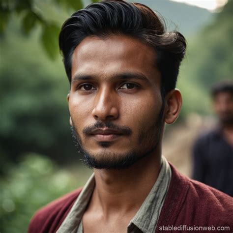 Young Nepali Man Portrait Stable Diffusion Online