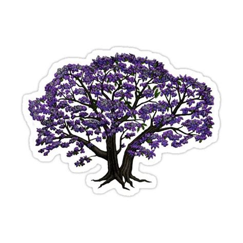 Jacaranda Color Stickers Decorate Your World