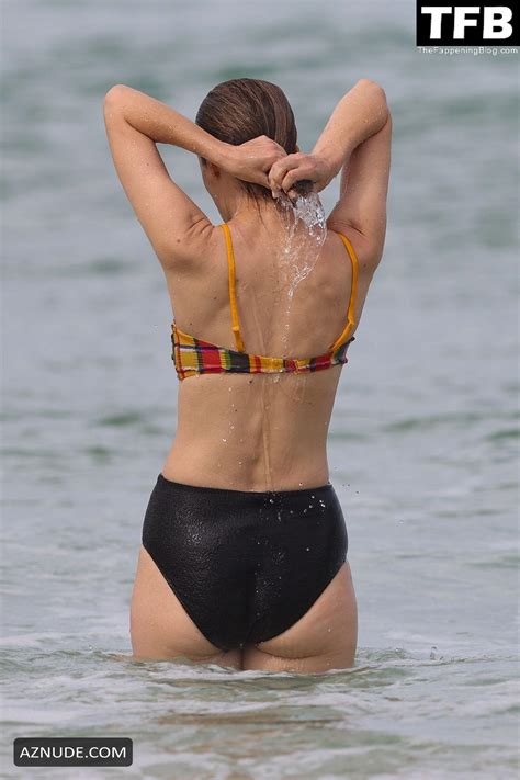 Rose Byrne Sexy Seen Showing Off Her Hot Figure In A Bikini At The