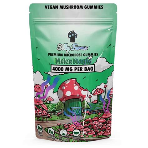 Silly Farms Melon Magic Vegan Mushroom Gummies The Bottle House