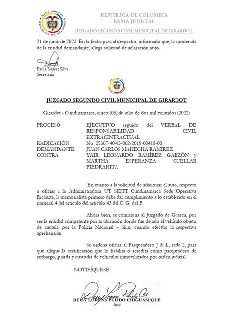 Guasca Pdf Colombia Mandato