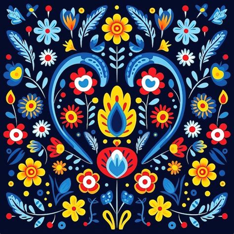 Premium Ai Image Hispanic Heritage Pattern Background