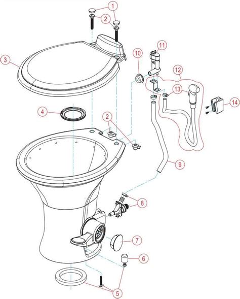 Dometic 300 Rv Toilet Parts Diagram And Components