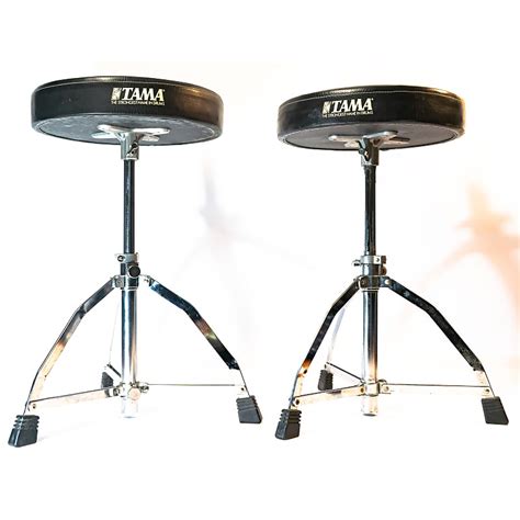 Tama Ht25 Standard Drum Throne Stool Seat Pair Reverb
