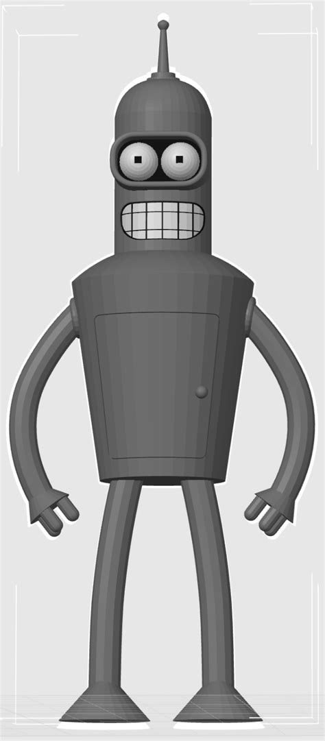 Figura De Bender B Rodríguez Futurama Por Zackleber1 Makerworld