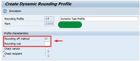 Static Rounding Profile Sap Community