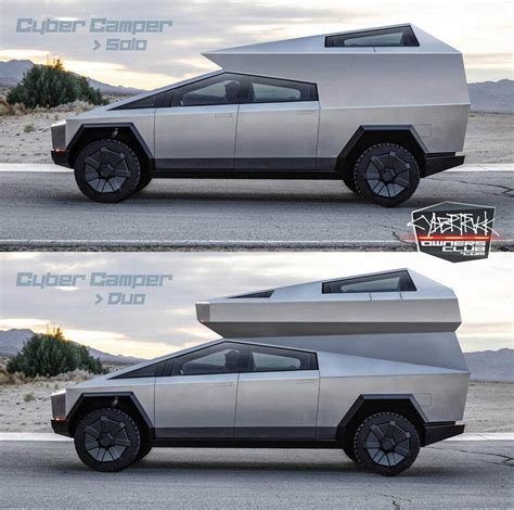 Tesla Cybertruck Camper Add On Camp To The Future