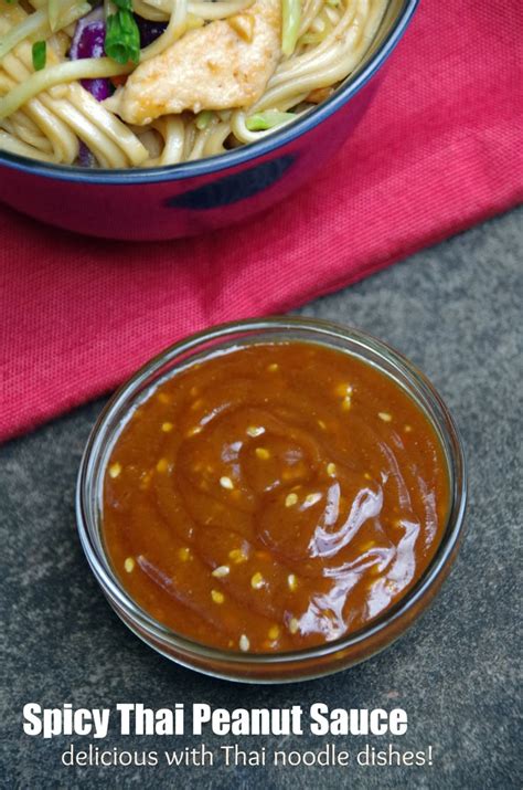 Spicy Thai Peanut Sauce Recipe Recipe Peanut Sauce Recipe Thai