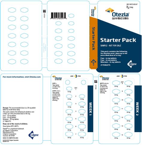 Otezla Drug Information From Guideline Central