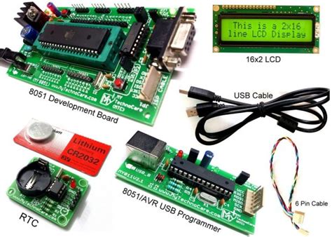 8051 Development Board Microcontroller Project Kit My Technocare