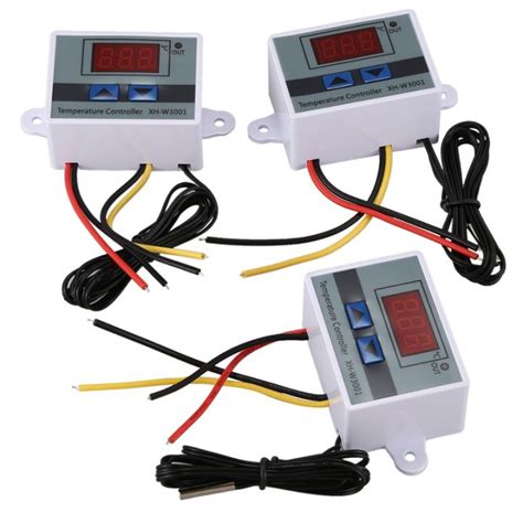 3pcs 220v 10a Digital Led Temperature Controller Thermostat Control Switch Probe Lazada Ph