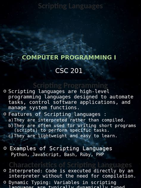 Computer Programming Note Vi Scripting Language Pdf