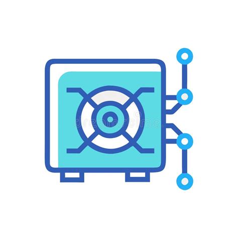 Stylish Data Vault Symbol Stock Vector Illustration Of Symbol 351523370