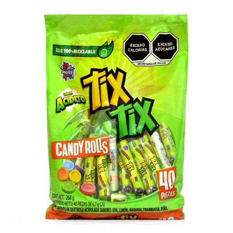 Sonrics Tix Tix Candy Rolls Dulcerías Candy