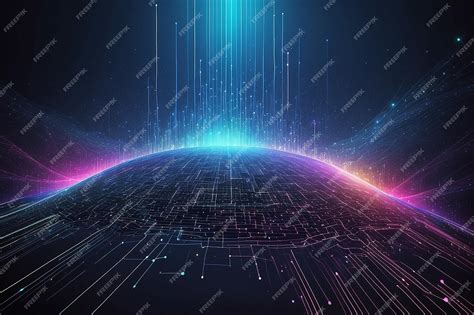 Premium Photo Big Data Visualizationartificial Intelligence And Machine Learning