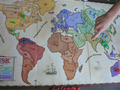 Original Risk Board Game Map
