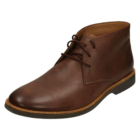 Mens Clarks Casual Ankle Boots Atticus Limit