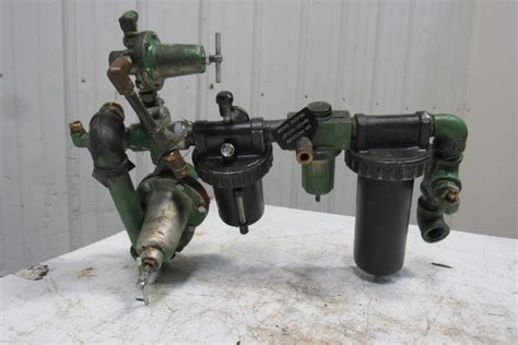 Ross Air Pressure Regulator Filter Lubricator Frl Assembly 1 Npt