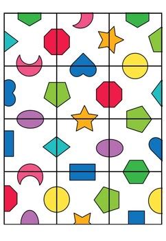 Formen Quadrat Puzzle By Joffer Ninchen Tpt