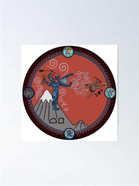 Orlanth Vs The Troll Lord Poster For Sale By Sbrayarts Redbubble