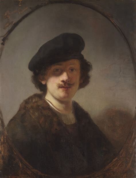 Rembrandt Self Portrait With Shaded Eyes
