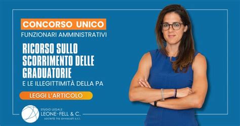 Concorso Ripam Funzionari Scorrimento E Scelta Sedi