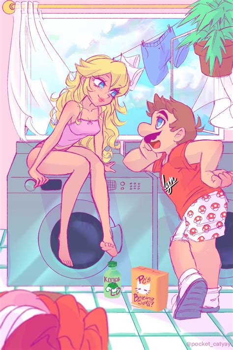 Princess Peach Mario And Toad Mario Drawn By Pocketcatyay Danbooru