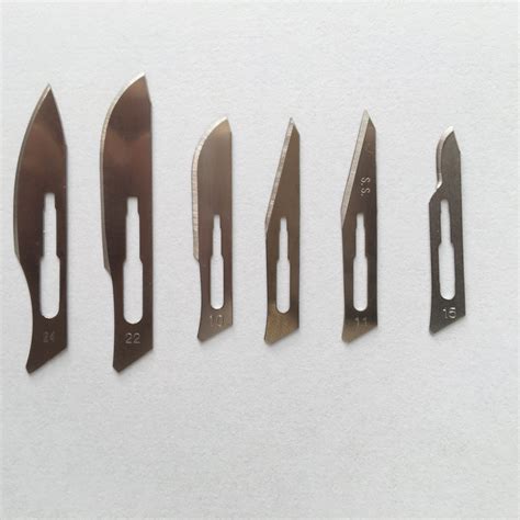 Medical Disposable Sterile Carbon Steel Surgical Scalpel Blades Blue