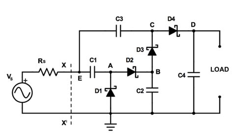 Schematic Of The 2 Stage Dickson Charge Pump Used For Experimental