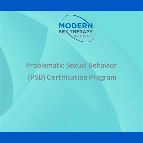 Sex Therapy Certification Modern Sex Therapy Institutes