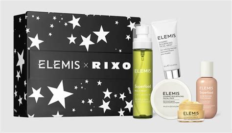 Elemis X Rixo The Story Of Glam And Glow Box Contents