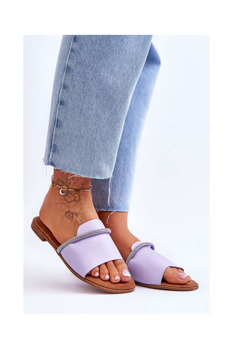 Plakanas Sandales Violeta Krāsa Termen