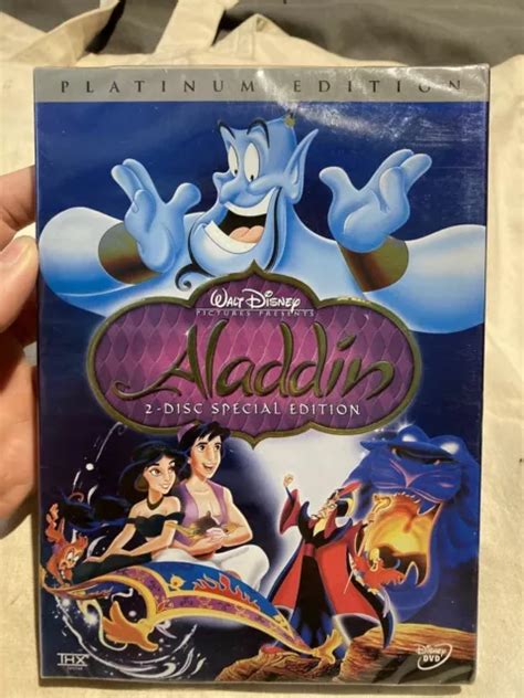 Aladdin Dvd 2004 2 Disc Set Special Edition New Sealed 14 50