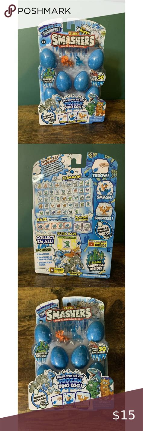 Zuru Smashers Series 4 Dino Ice Age Surprise 8 Pack 1 Slime Surprise Inside
